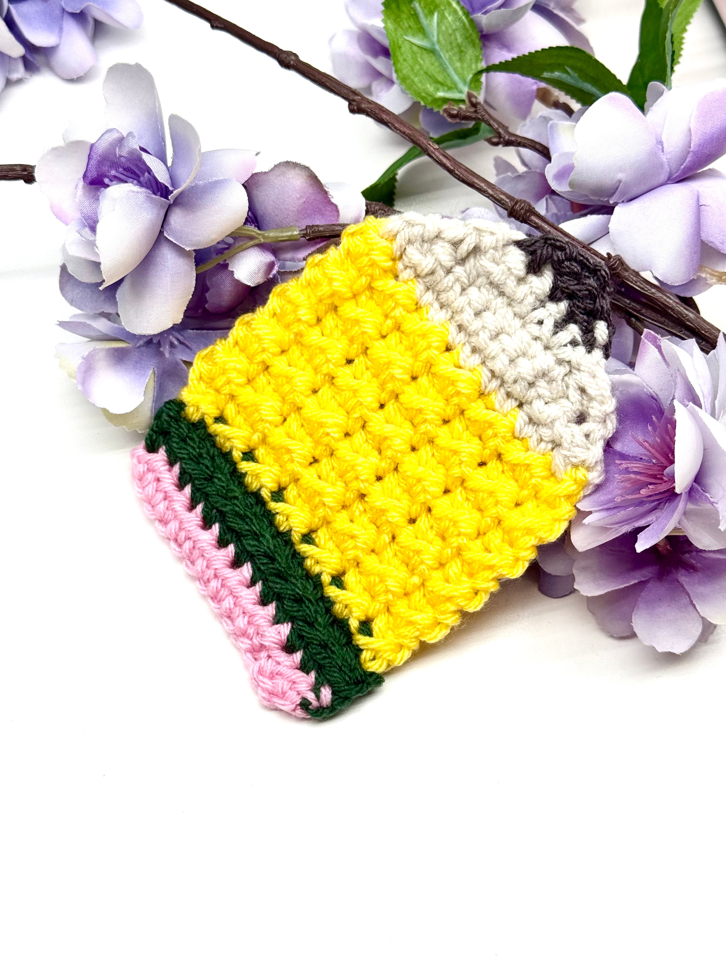 Pencil Coaster – Cuddle Me Close Crochet